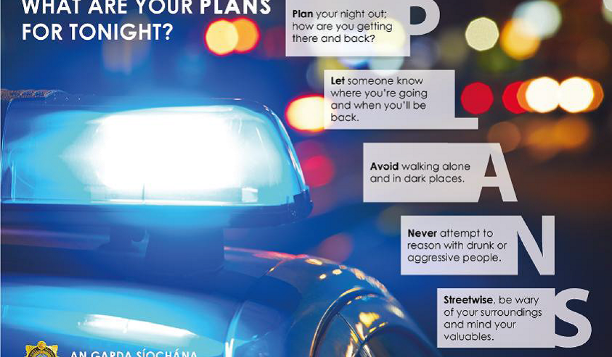 Gardaí launch major personal safety campaign targeting 18 to 39 year ...