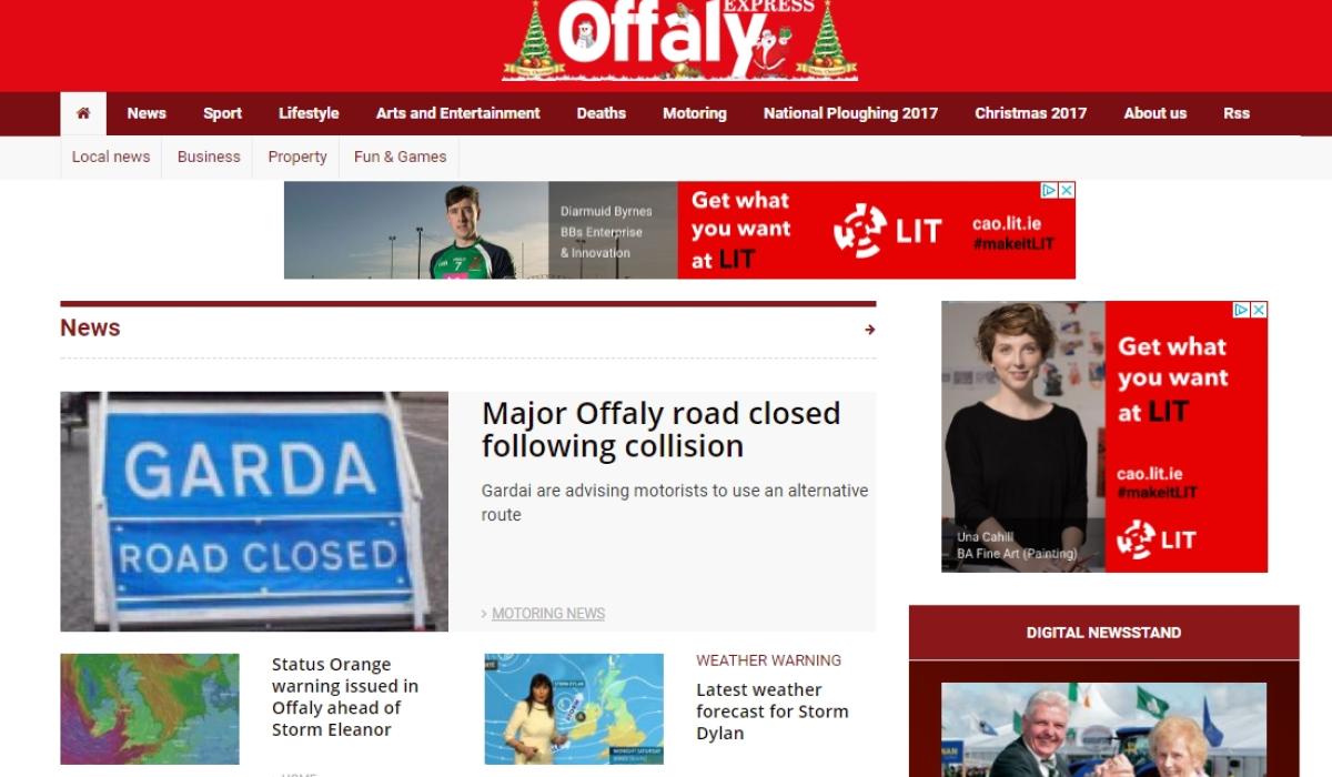 Offaly Express website reached an incredible 1.9 million users in 2017 ...