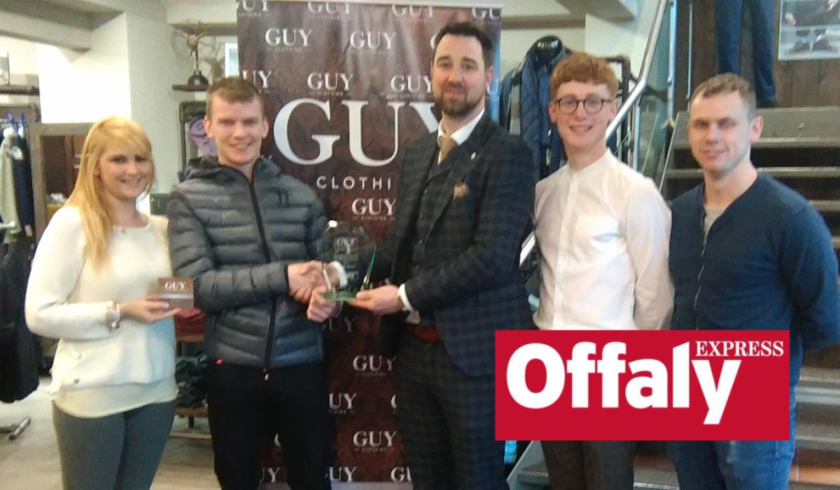 IT'S OFFICIAL! Kevin Keyes presented with his Offaly Sports Star of the ...