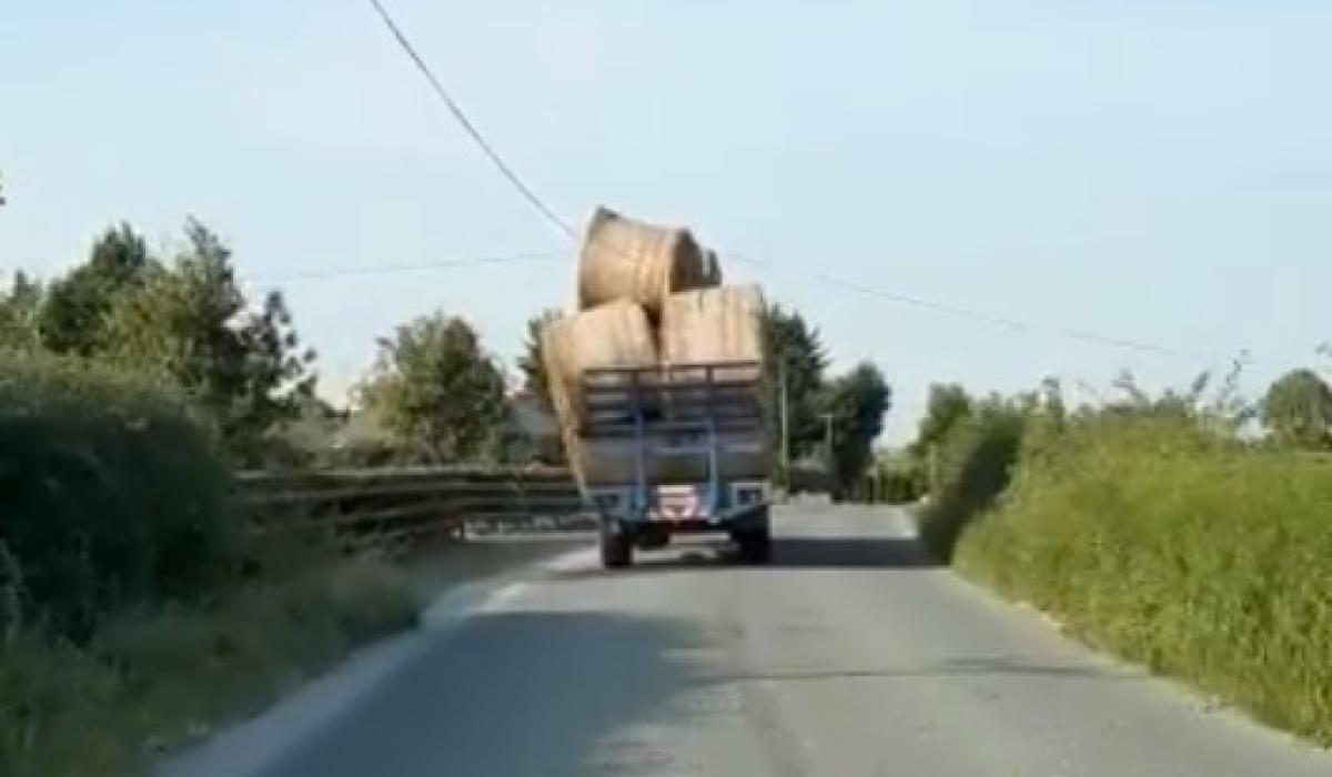 WATCH: Offaly gardaí issue warning after shocking video of hay bales ...