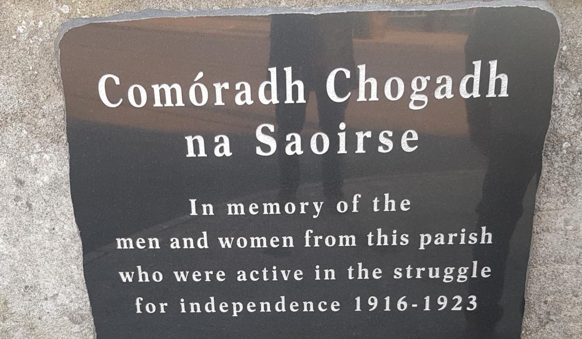 Dunkerrin Parish History Society unveil plaque in Moneygall - Offaly Live