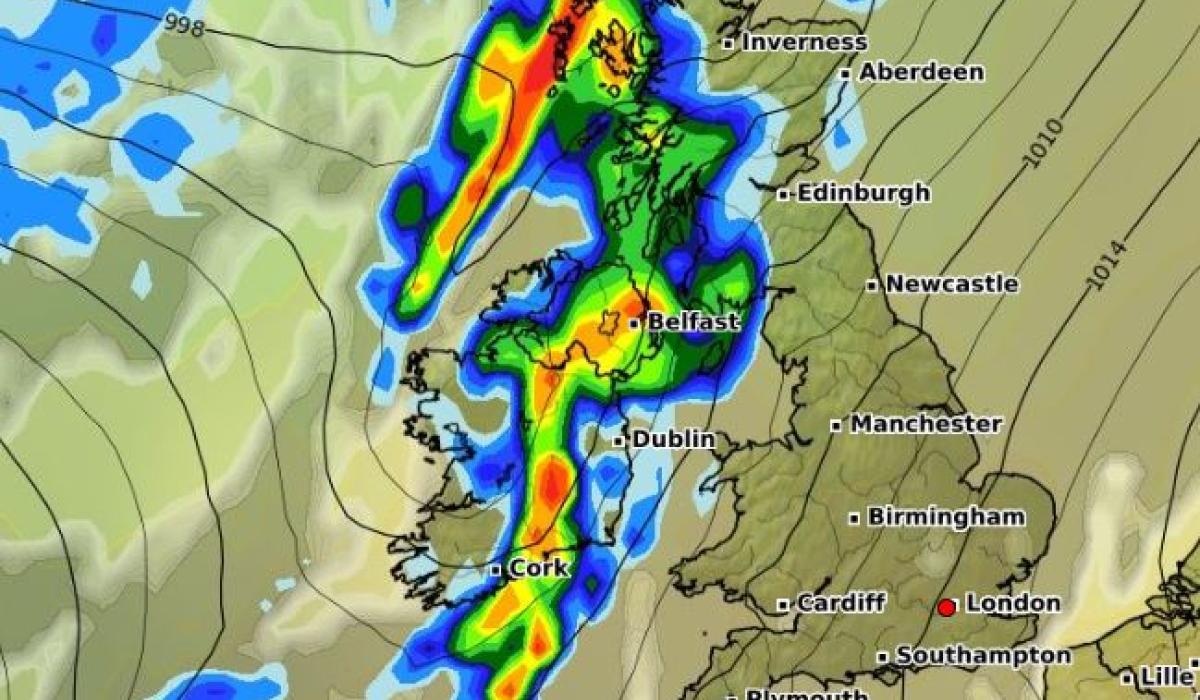 IRELAND WEATHER: Wet and windy weather on the way with heavy and ...