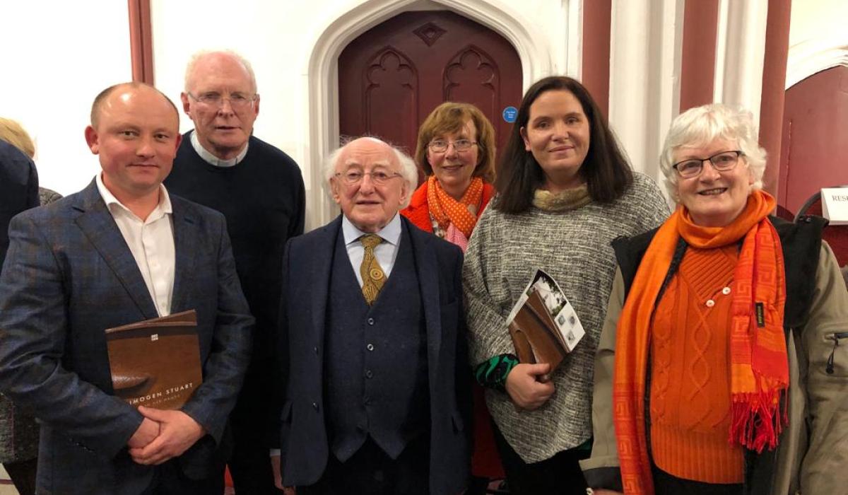 Heritage group members meet President Higgins at prestigious event ...