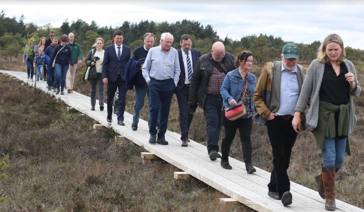 New Ferbane Bog Boardwalk is opened by Minister Noonan - Offaly Live