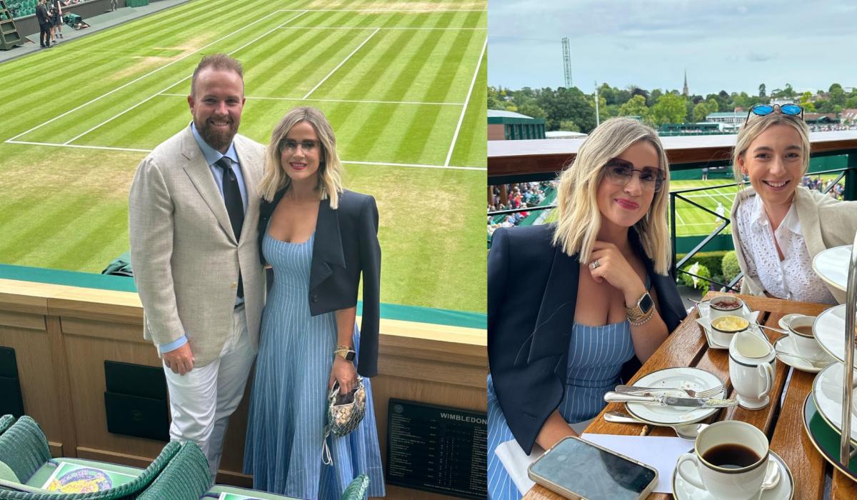Shane Lowry enjoys 'unbelievable' day at Wimbledon with wife Wendy ...