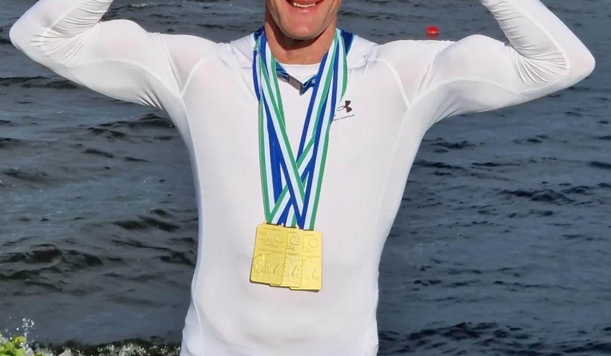 Offaly resident wins three gold medals at the World Masters Rowing ...