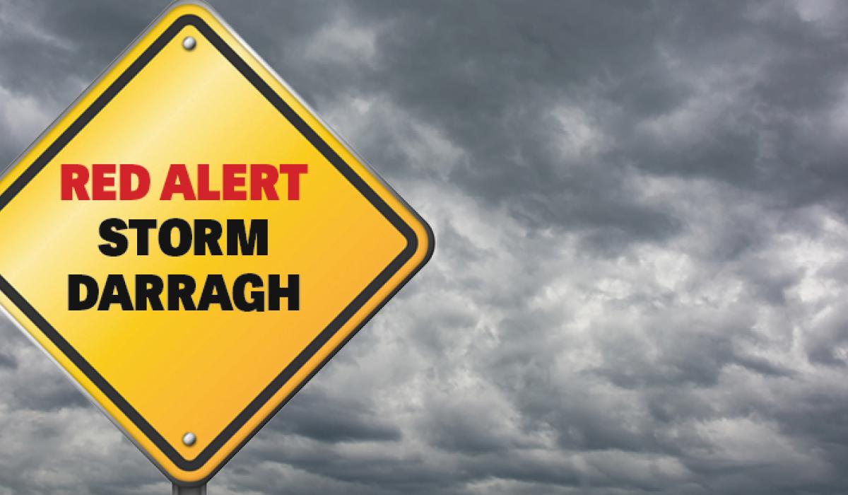 RED ALERT: Met Eireann issues rare Red Warnings as Storm Darragh set to ...
