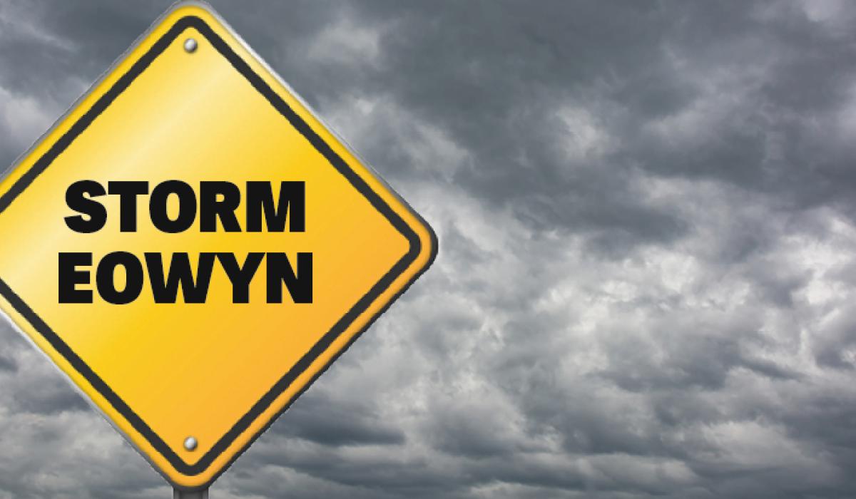 STORM EOWYN: Almost all of Ireland under Red Warning as Met Eireann ...