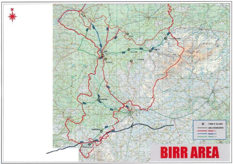 Details of Offaly County Council Salting Routes and road priority ...