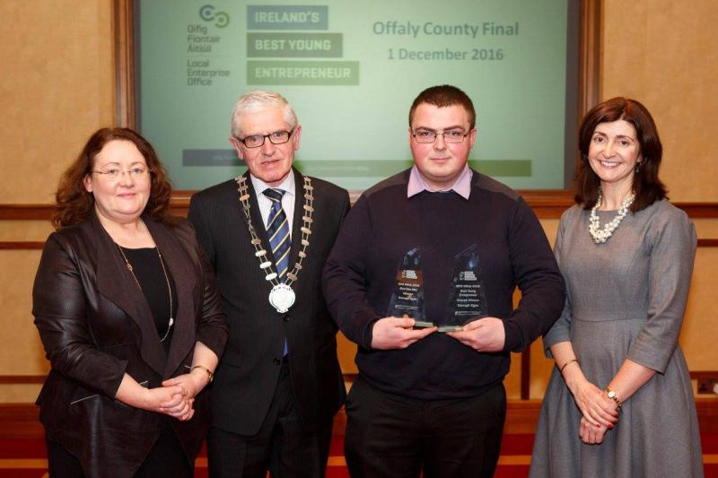 Daragh Egan named as Offaly’s Best Young Entrepreneur - Offaly Live