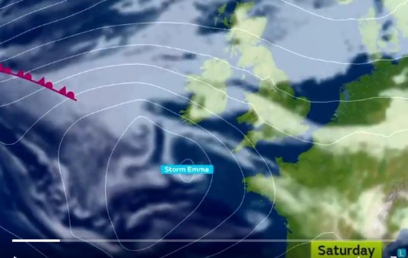 Weather forecaster's tweets confirm 'treacherous' Storm Emma en route ...