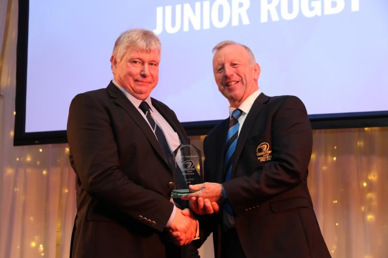 Edenderry stalwart receives 'Hall of Fame' award from Leinster Rugby ...