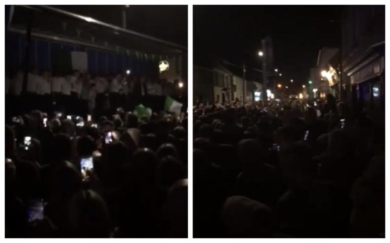 WATCH: Incredible scenes as Ferbane players sing after county final win ...