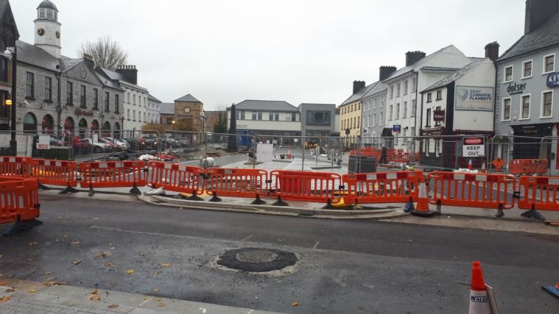 New look square in Tullamore taking shape as resurfacing begins ...