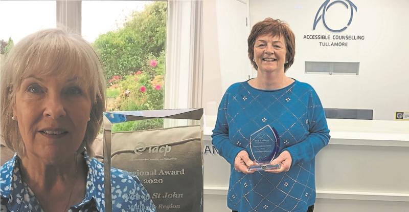 Prestigious awards caps off memorable two weeks for Offaly counselling ...