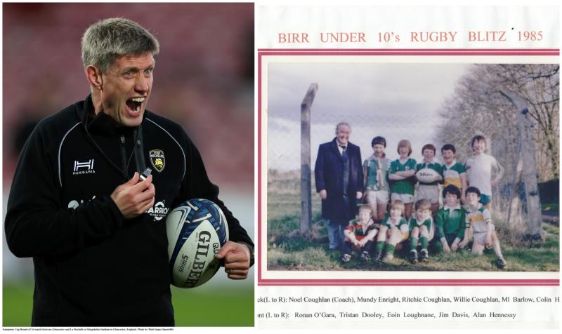 The day a young Ronan O'Gara and Mundy lined out for Offaly rugby club ...