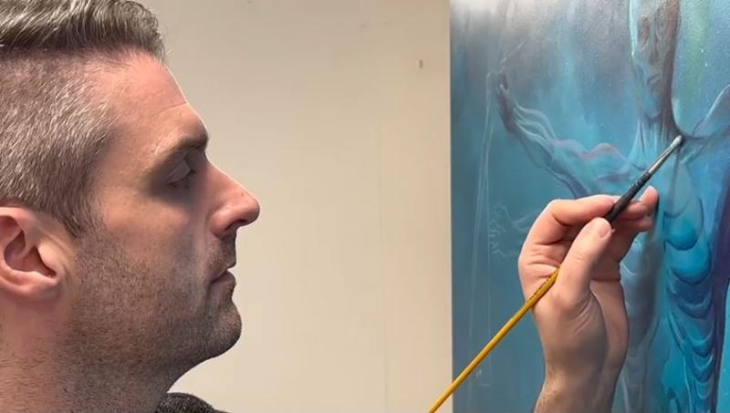 Offaly artist unveils stunning new painting - Offaly Live