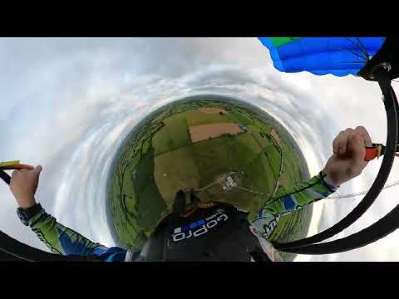 WATCH: Incredible footage of base jump from RTE mast in Offaly days ...