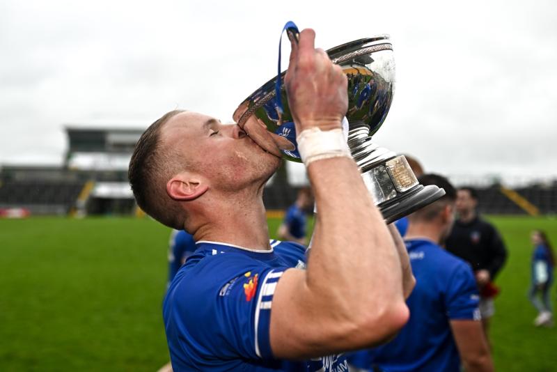 Delighted Tullamore captain Declan Hogan relieved to get over the line ...