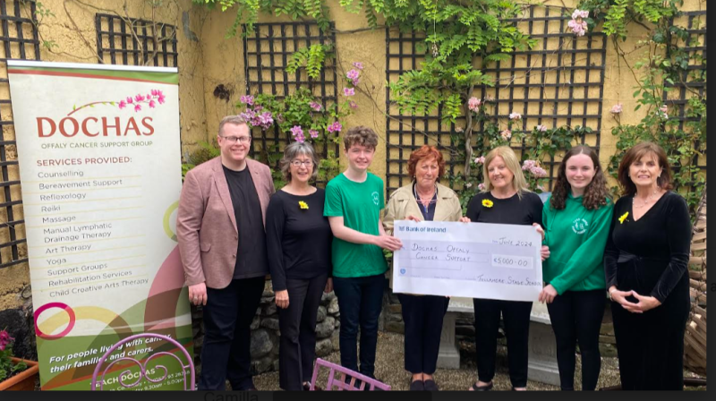 Stage School in Offaly presents cheque to Dochas after successful ...