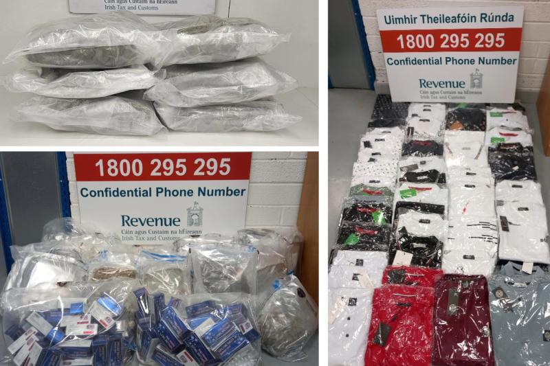 Revenue seize large quantity of drugs and contraband retails goods in ...