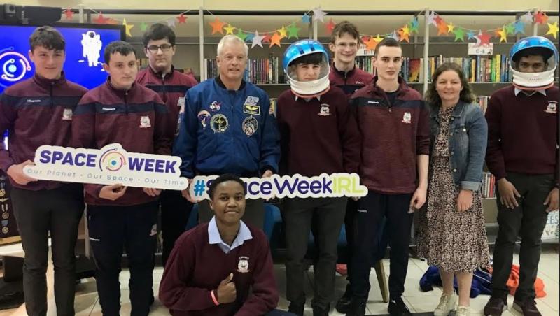 Renowned NASA astronaut visits Birr school - Offaly Live