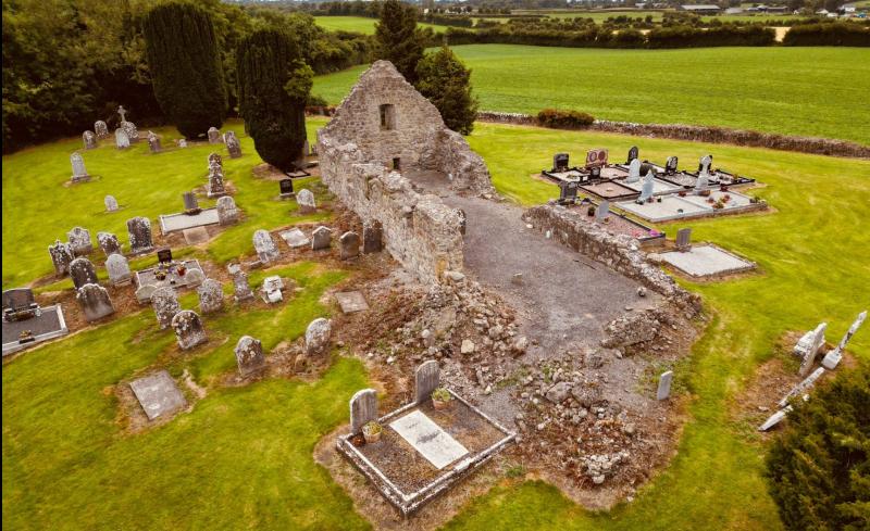 New layout information sign for historic Offaly graveyard - Offaly Live