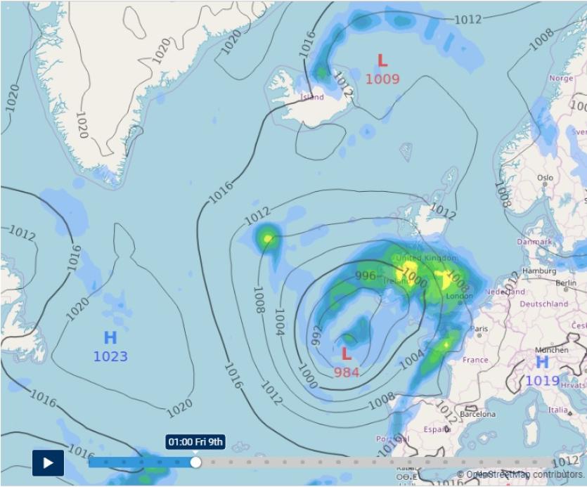 Met Éireann reveals horror weather forecast rain charts as a warning is ...