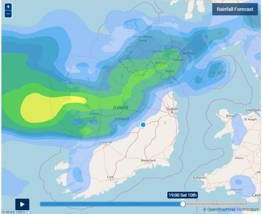 Met Éireann reveals horror weather forecast rain charts as a warning is ...