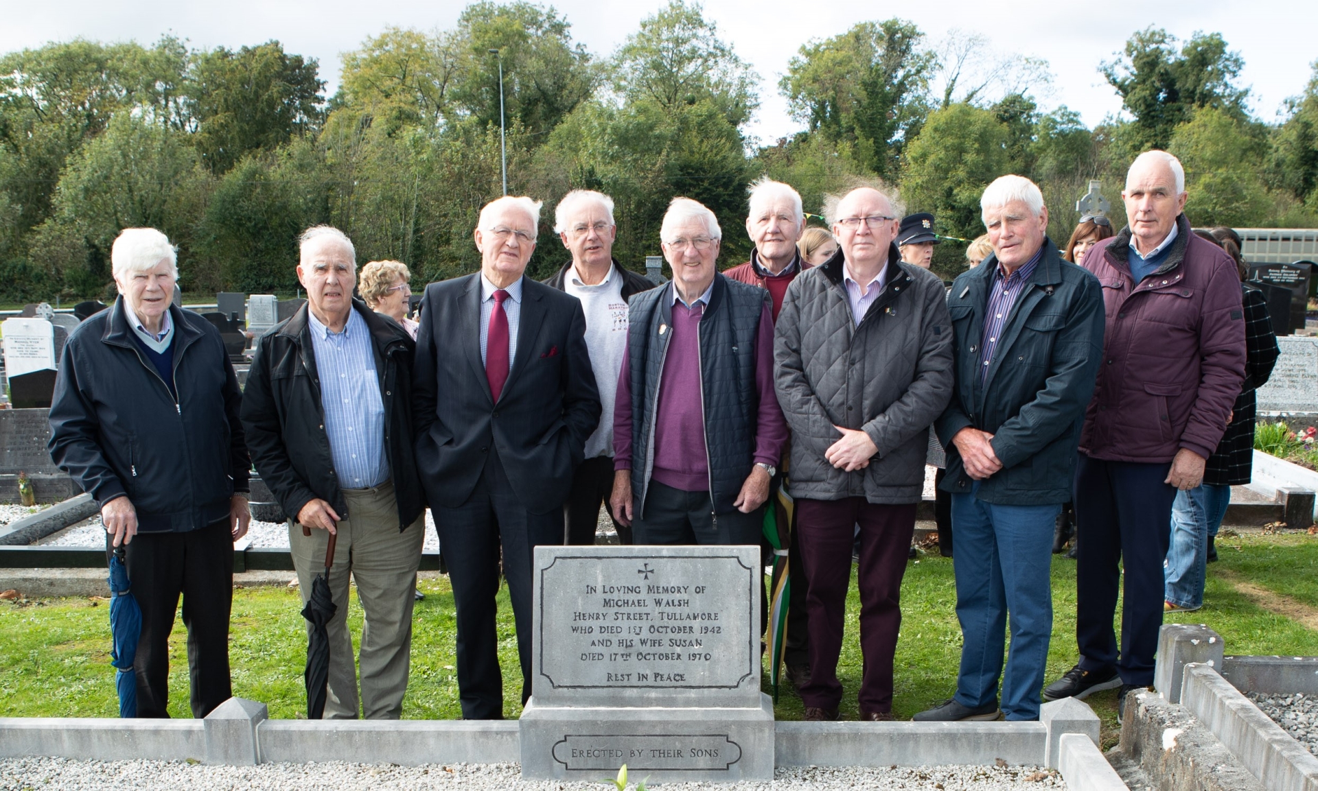 IN PICTURES: Commemoration in Offaly cemetery for garda shot in 1942 ...