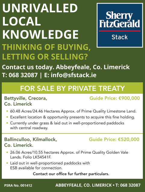 Sherry FitzGerald Stack: Excellent opportunity to acquire prime quality ...