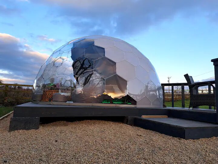 PICTURES: Charming dome accommodation offers striking views of Irish ...