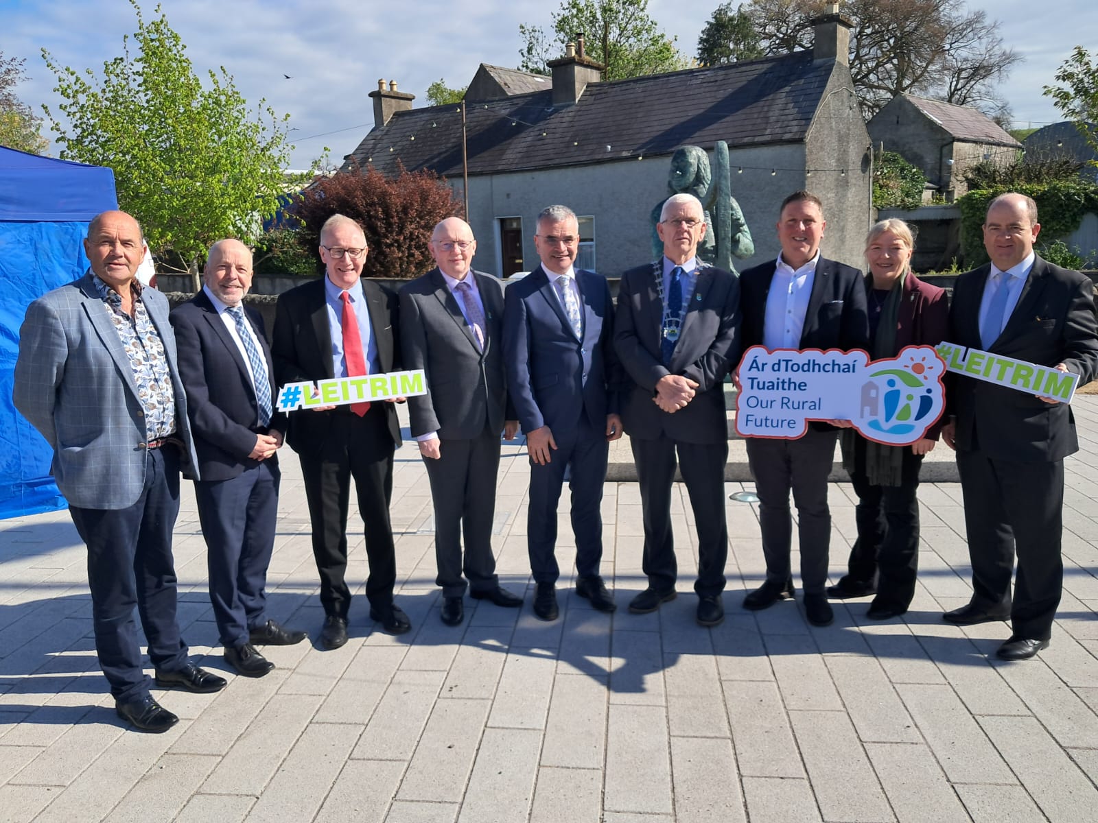 IN PICTURES: Minister on whirlwind tour of Leitrim to view major ...