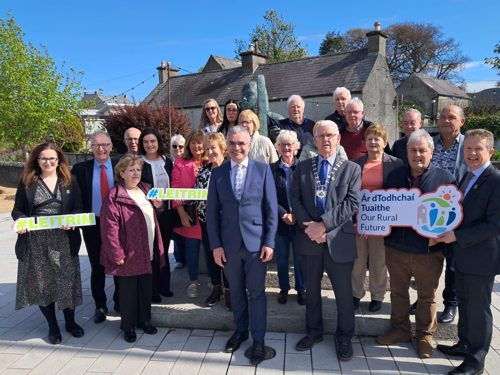 IN PICTURES: Minister on whirlwind tour of Leitrim to view major ...