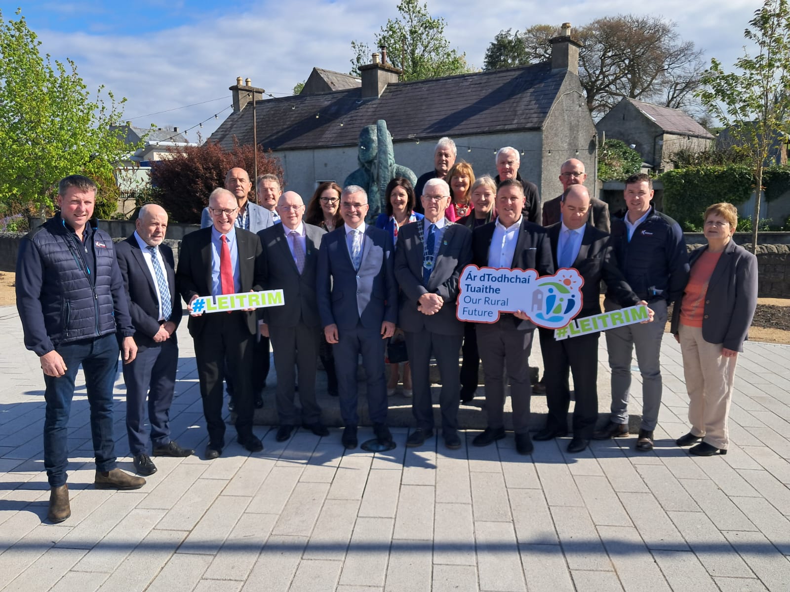 IN PICTURES: Minister on whirlwind tour of Leitrim to view major ...